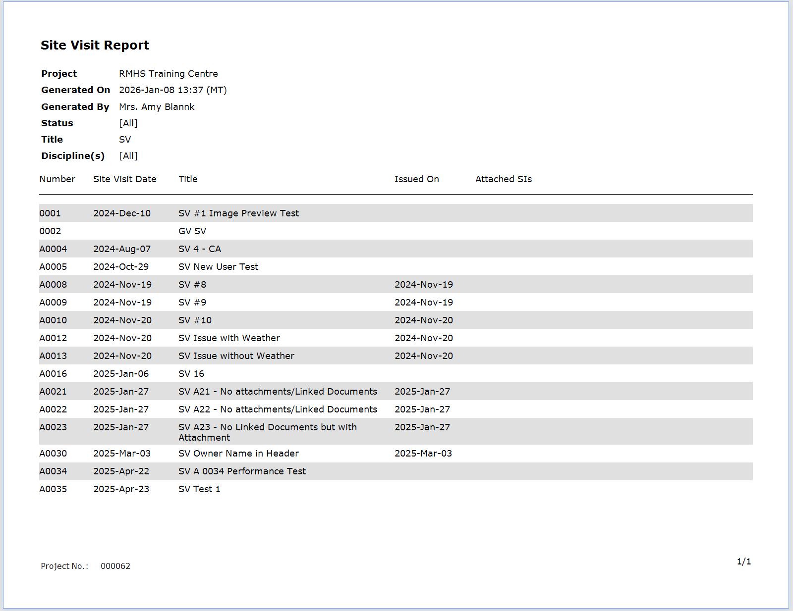 How do I generate Site Visit reports? | Onware Help Center